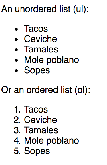 Organize Elements In A List Openclassrooms